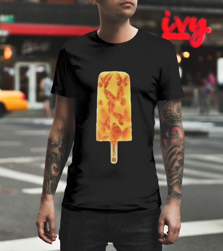 James Tour 2024 Ice Cream Yummy Butterfly Popsicle T-Shirt