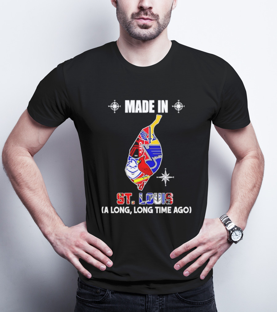 Made In St Louis Map 2026 Season A Long Long Time Ago T-Shirt