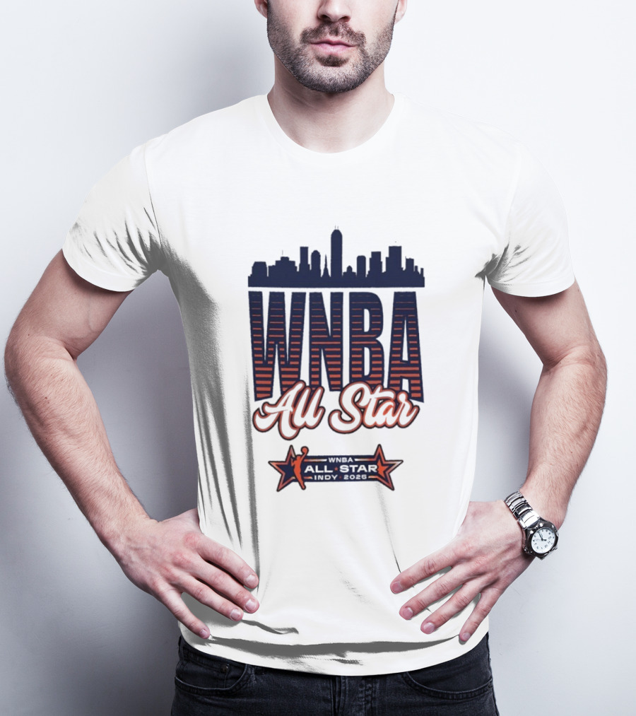 WNBA All Star 2025 Indy Skyline T-Shirt
