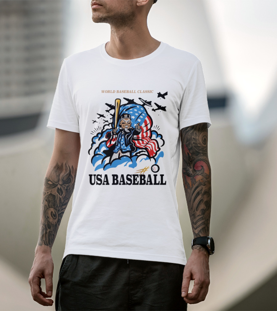 World Baseball Classic USA Baseball 2026 Aaron Judge T-Shirt