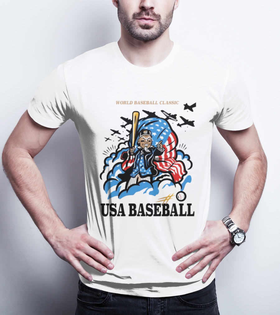 World Baseball Classic USA Baseball 2026 Aaron Judge T-Shirt
