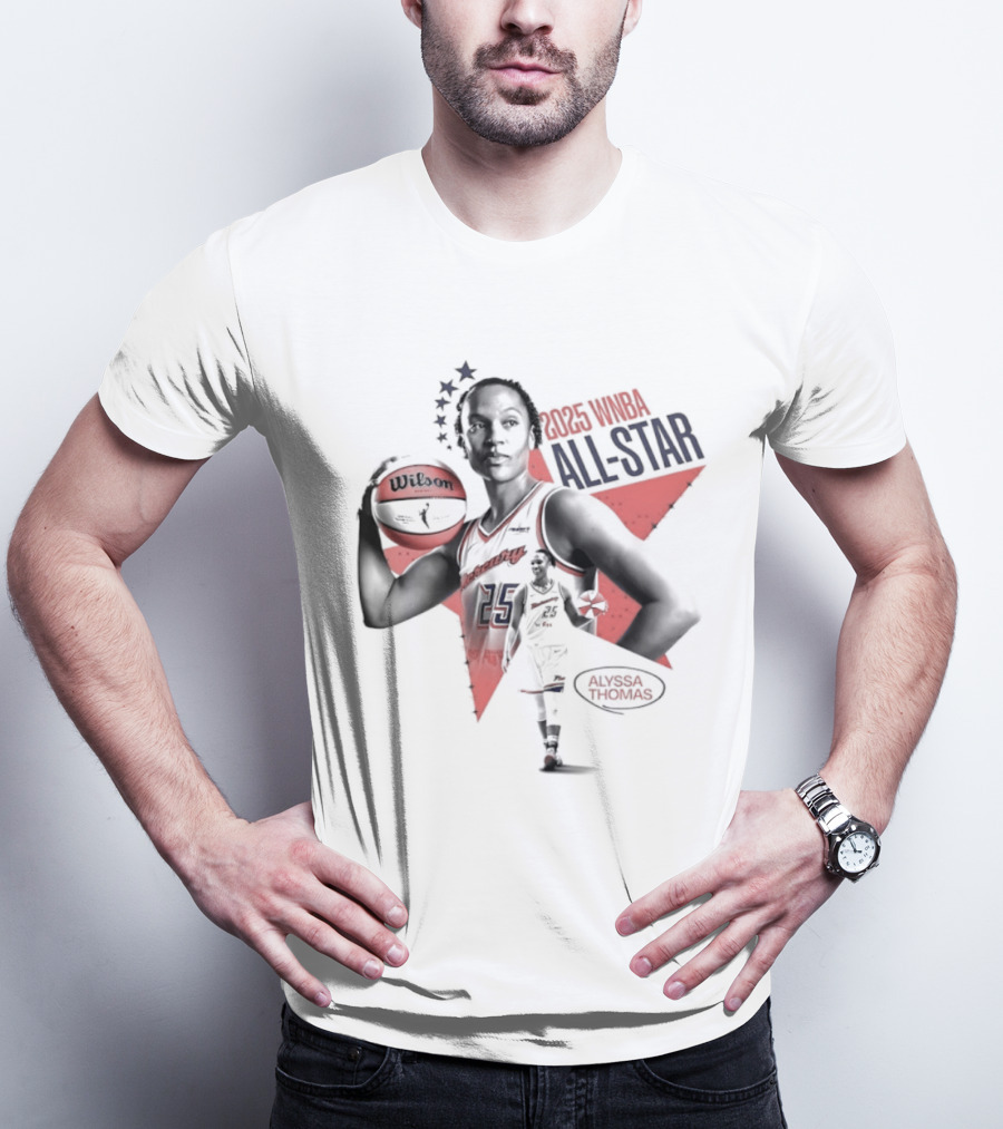 Alyssa Thomas 2025 WNBA All Star Phoenix Mercury T-Shirt