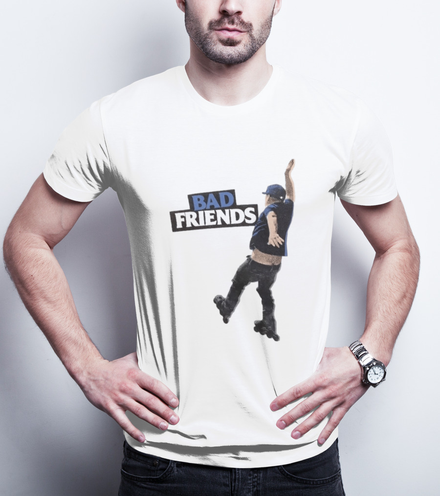 Bad Friends Bobby Roller Skating Fall T-Shirt