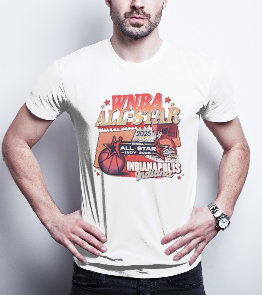 WNBA All Star 2025 Indianapolis Indy Basketball Game Indiana Fever T-Shirt