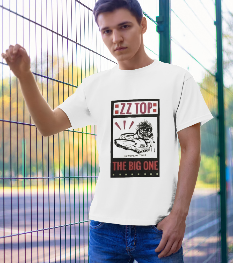 ZZ Top The Big One European Tour Poble Espanyol Barcelona Spain July 19 2026 T-Shirt