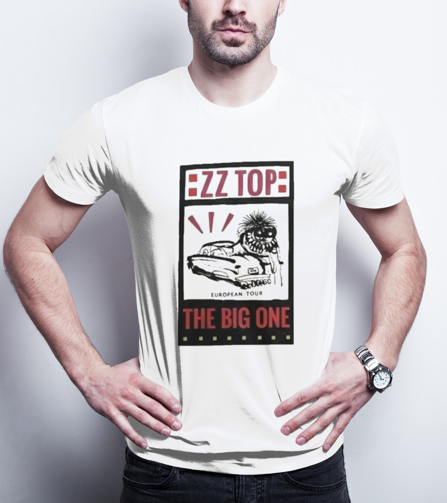 ZZ Top The Big One European Tour Poble Espanyol Barcelona Spain July 19 2026 T-Shirt