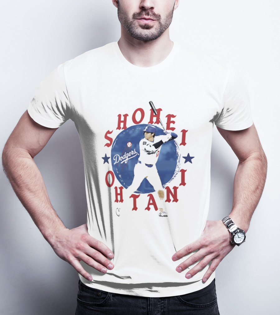 Shohei Ohtani Los Angeles Dodgers October Baseball Player Batter T-Shirt