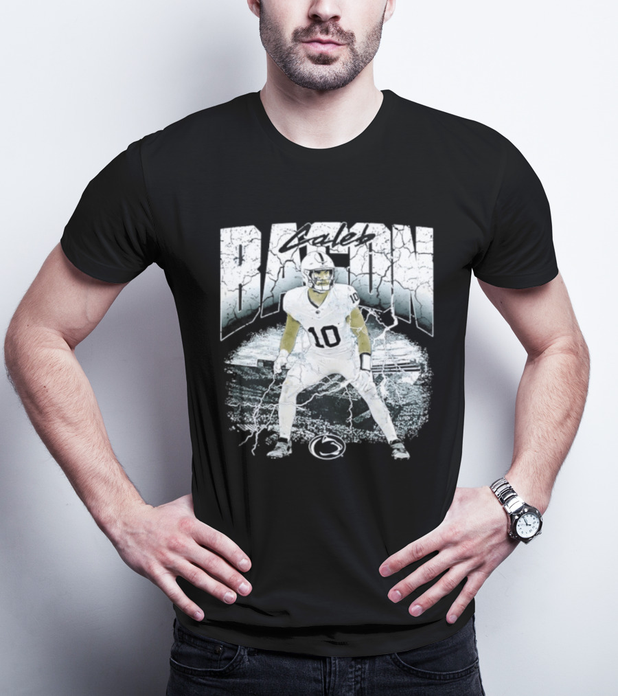 Caleb Bacon 10 Penn State Nittany Lions NCAA Football Player T-Shirt