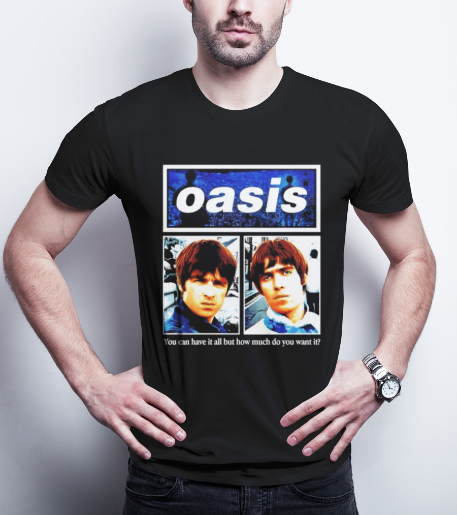 Oasis You Can Have It All But How Much Do You Want It Music Band T-Shirt