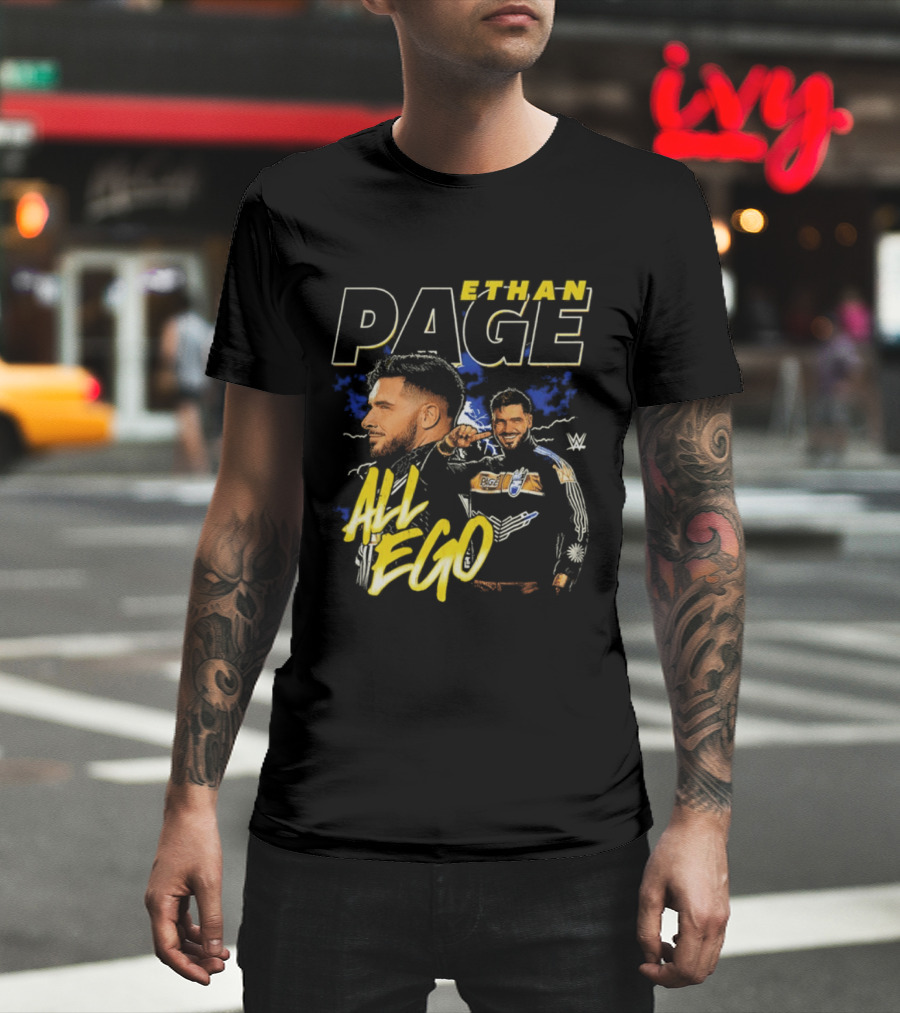 Ethan Page WWE All Ego BZ T-Shirt