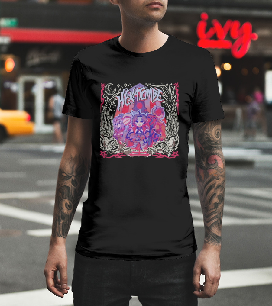 Hexatombe Paranormal Ordem Anime Characters Celestial T-Shirt
