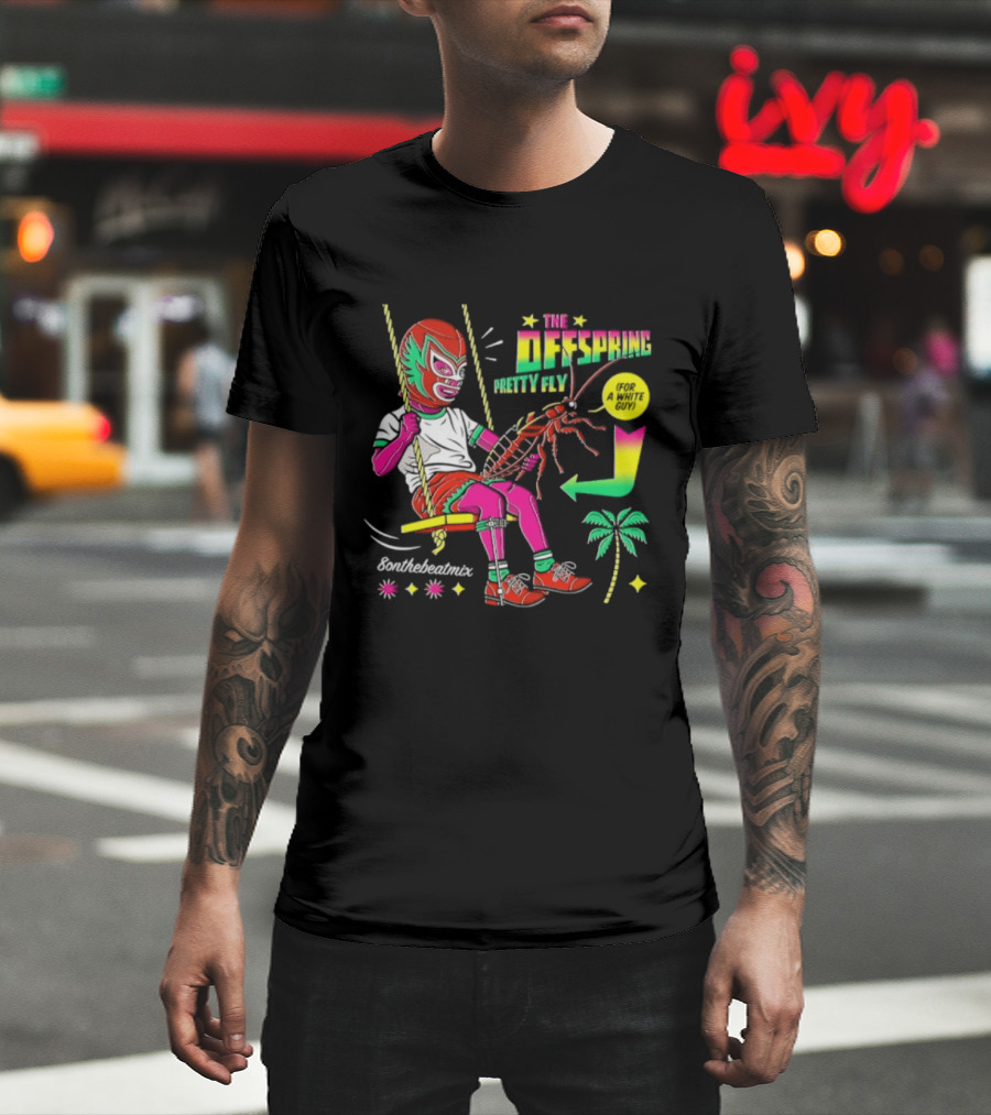 The Offspring Pretty Fly For A White Guy ButchTheButcher Luchador Swinging Lobster Tropical T-Shirt