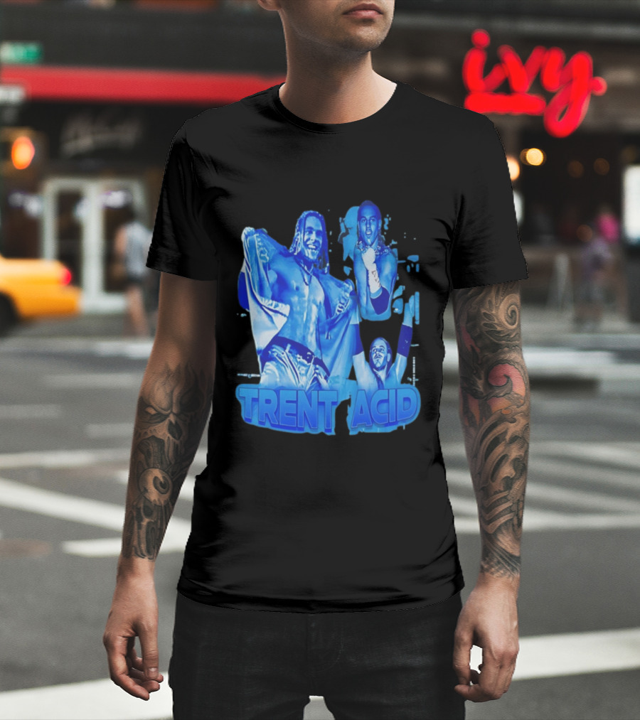 Trent Acid Wrestling Legend Blue Collage без буквы T-Shirt