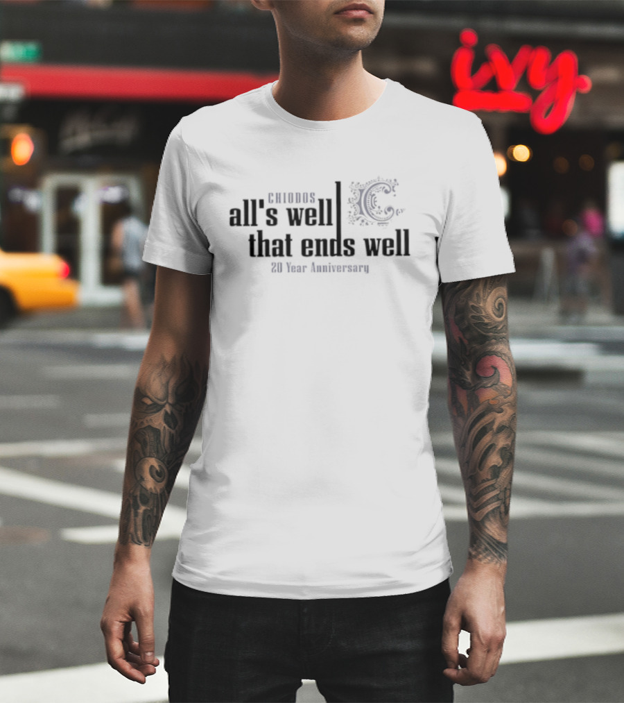Chiodos All's Well That Ends Well 20 Year Anniversary T-Shirt