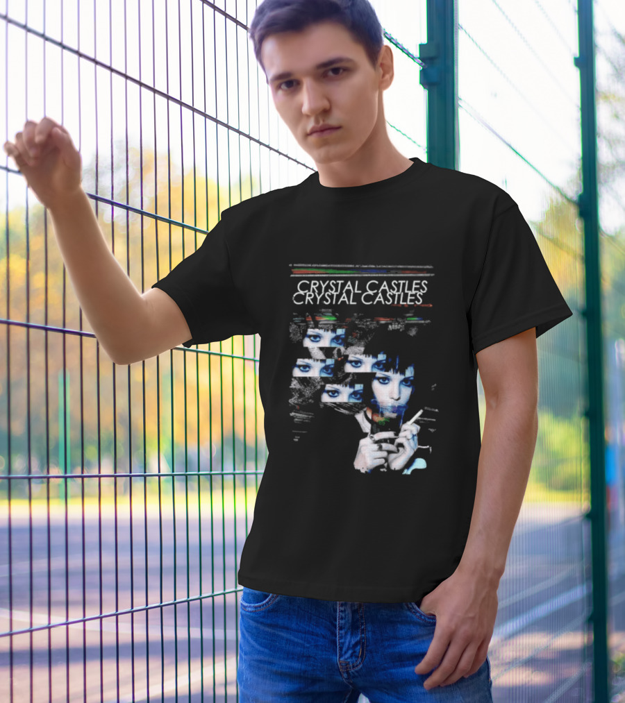 Crystal Castles Alice Glass Glitch T-Shirt