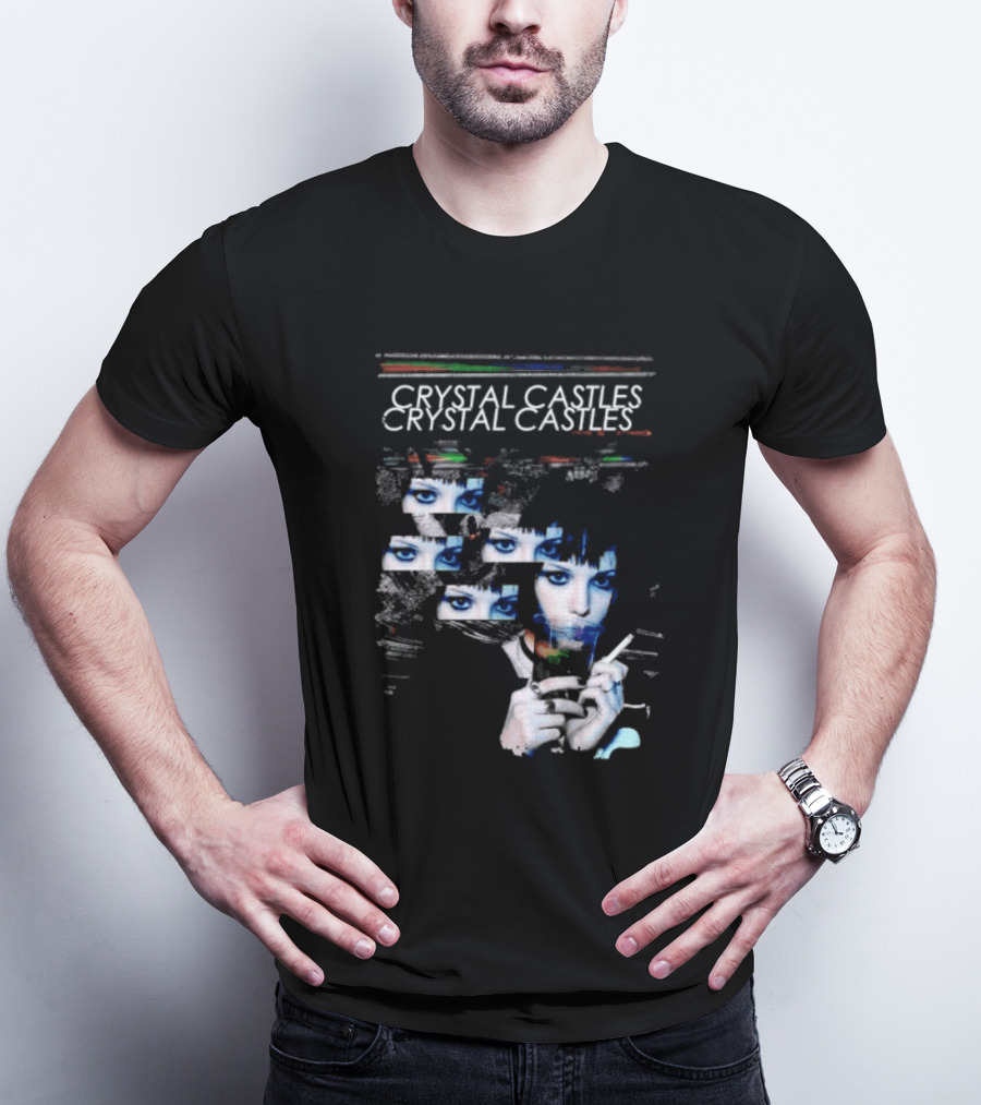 Crystal Castles Alice Glass Glitch T-Shirt