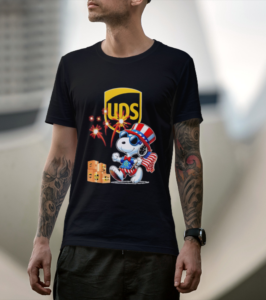 Snoopy UPS 250th Anniversary America 1776 2026 Celebration T-Shirt