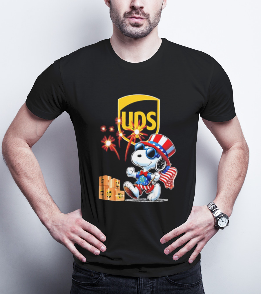 Snoopy UPS 250th Anniversary America 1776 2026 Celebration T-Shirt