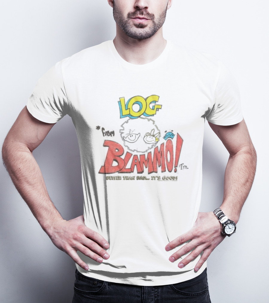 Log Blammo Better Than Bad It's Good Ren & Stimpy T-Shirt