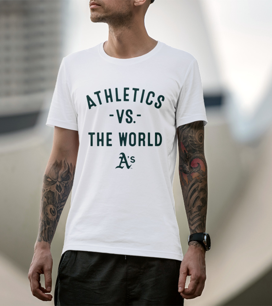 Athletics Vs The World A's Baseball 2026 MLB Season T-Shirt