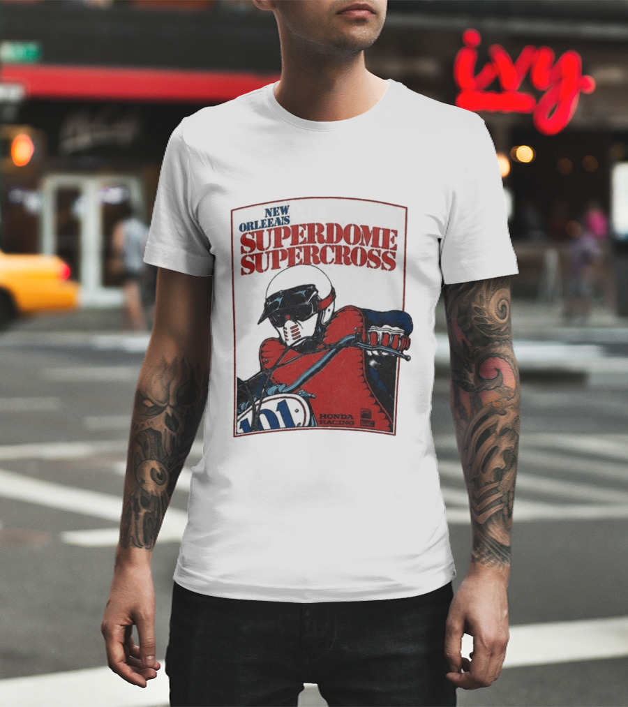 New Orleans Superdome Supercross Honda Racing 101 T-Shirt