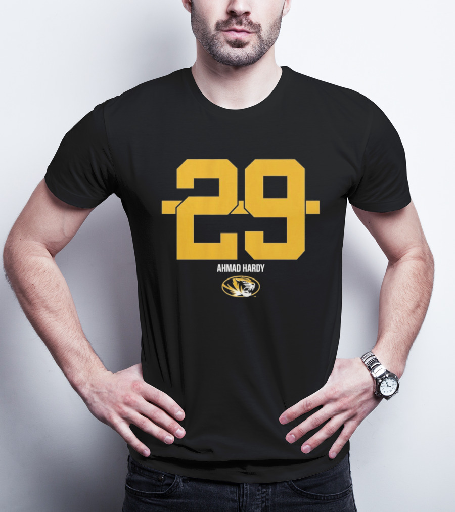 Ahmad Hardy 29 Missouri Tigers NCAA Football T-Shirt