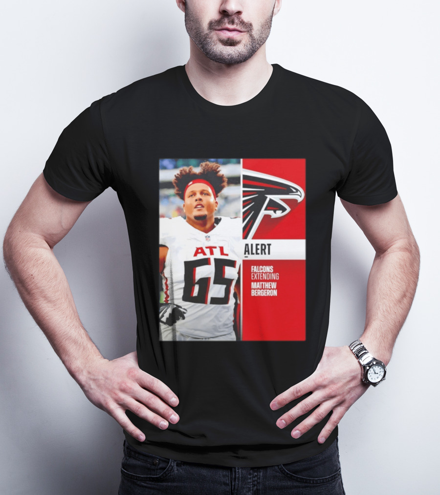 Atlanta Alert Falcons Extending Matthew Bergeron 2026 Season T-Shirt