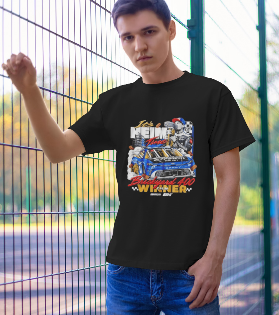 Heim Time Corey Heim 23XI Racing Brickyard 400 Winner 2026 T-Shirt