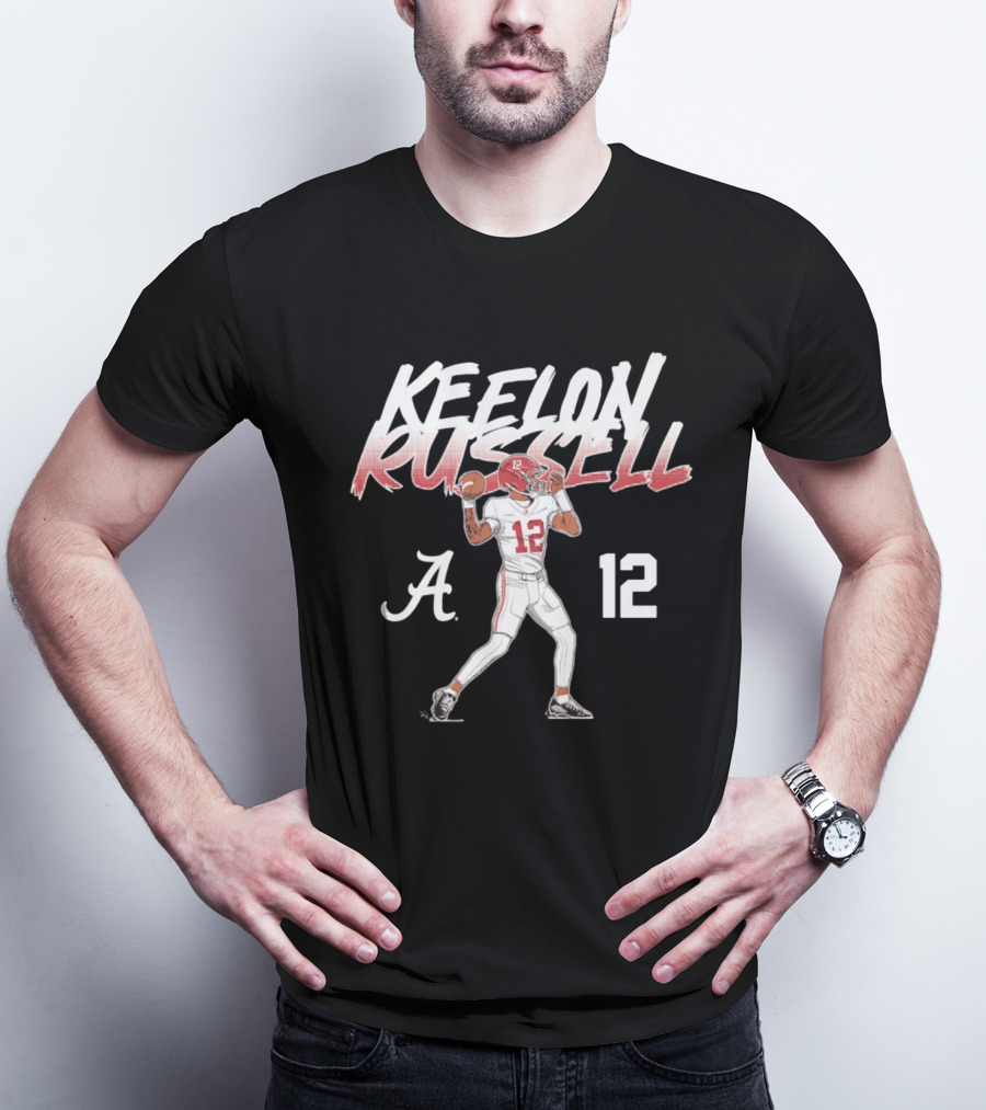 Keelon Russell 12 Alabama Crimson Tide NCAA Football Player T-Shirt