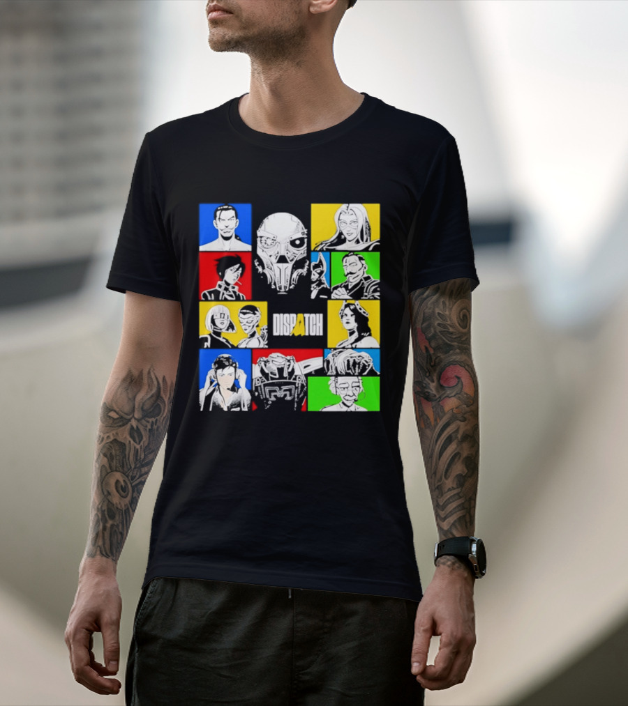 Blizzard Entertainment Over Hero Ensemble Characters T-Shirt