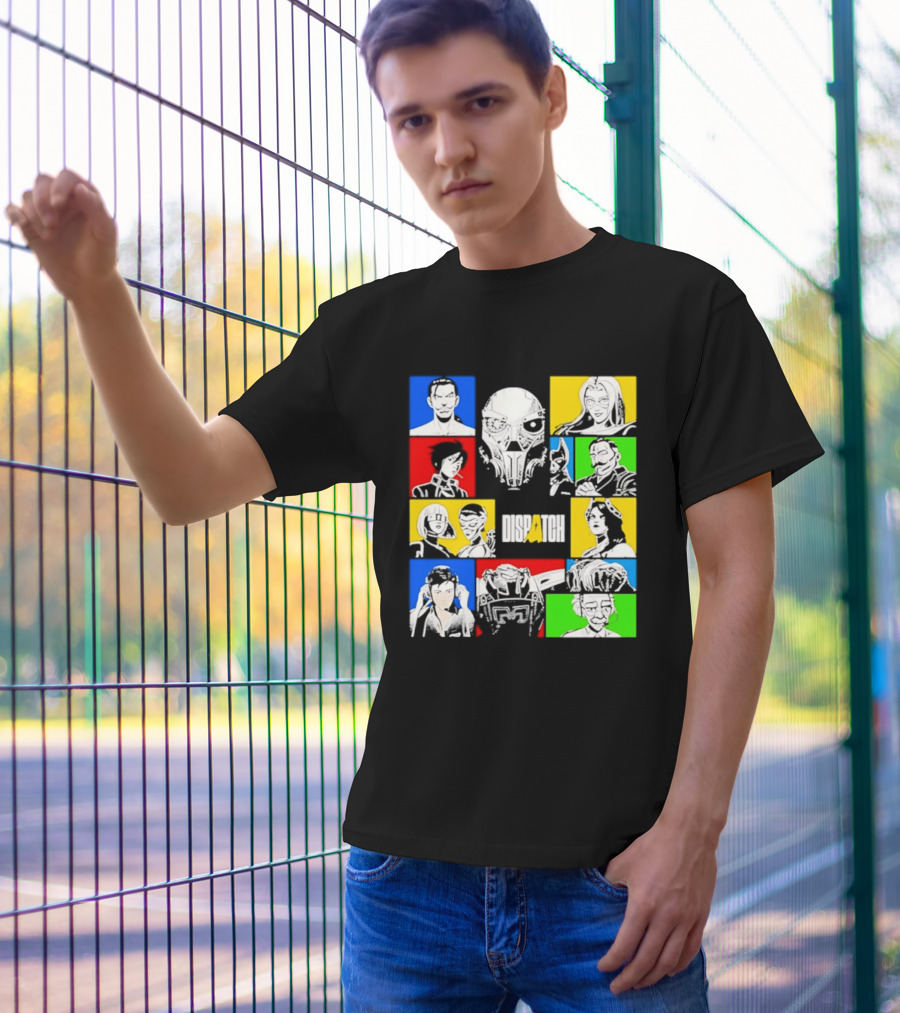 Blizzard Entertainment Over Hero Ensemble Characters T-Shirt