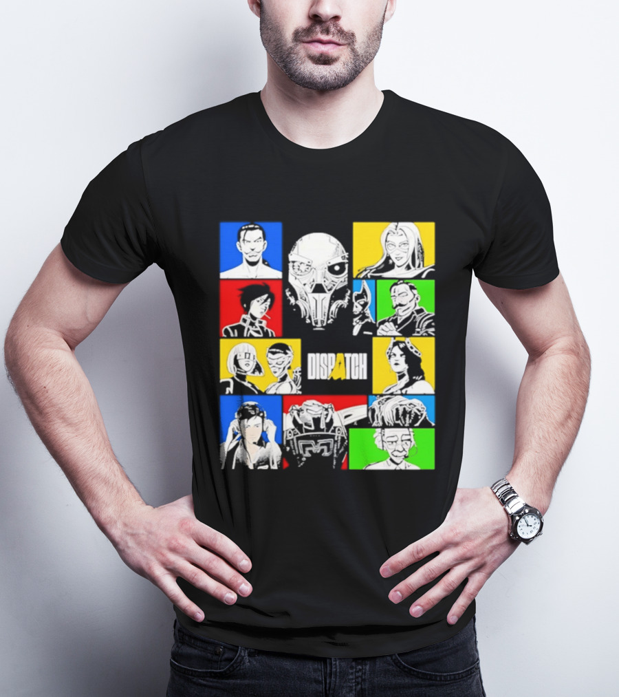 Blizzard Entertainment Over Hero Ensemble Characters T-Shirt