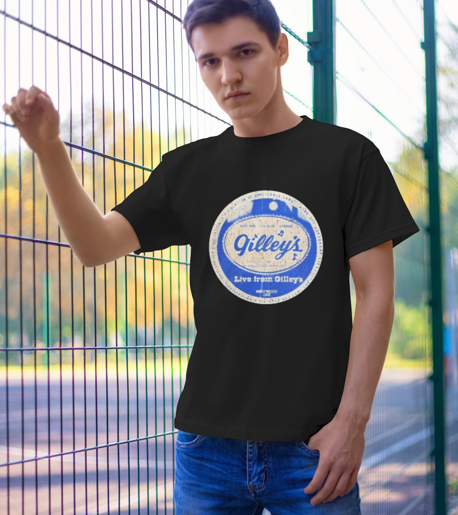 Live From Gilley's Pasadena Texas Side One LC 8642 Stereo Westwood One Nite Club T-Shirt