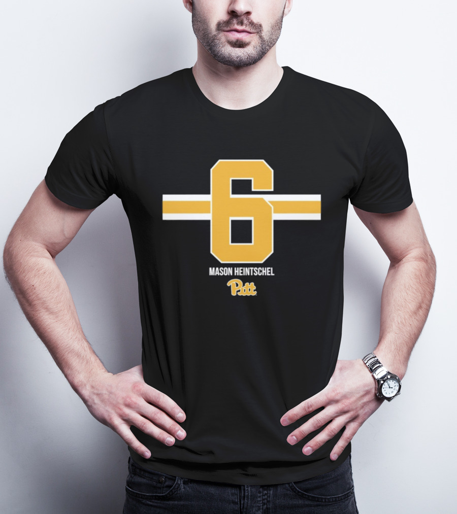 Mason Heintschel 6 Pitt Panthers NCAA Football T-Shirt