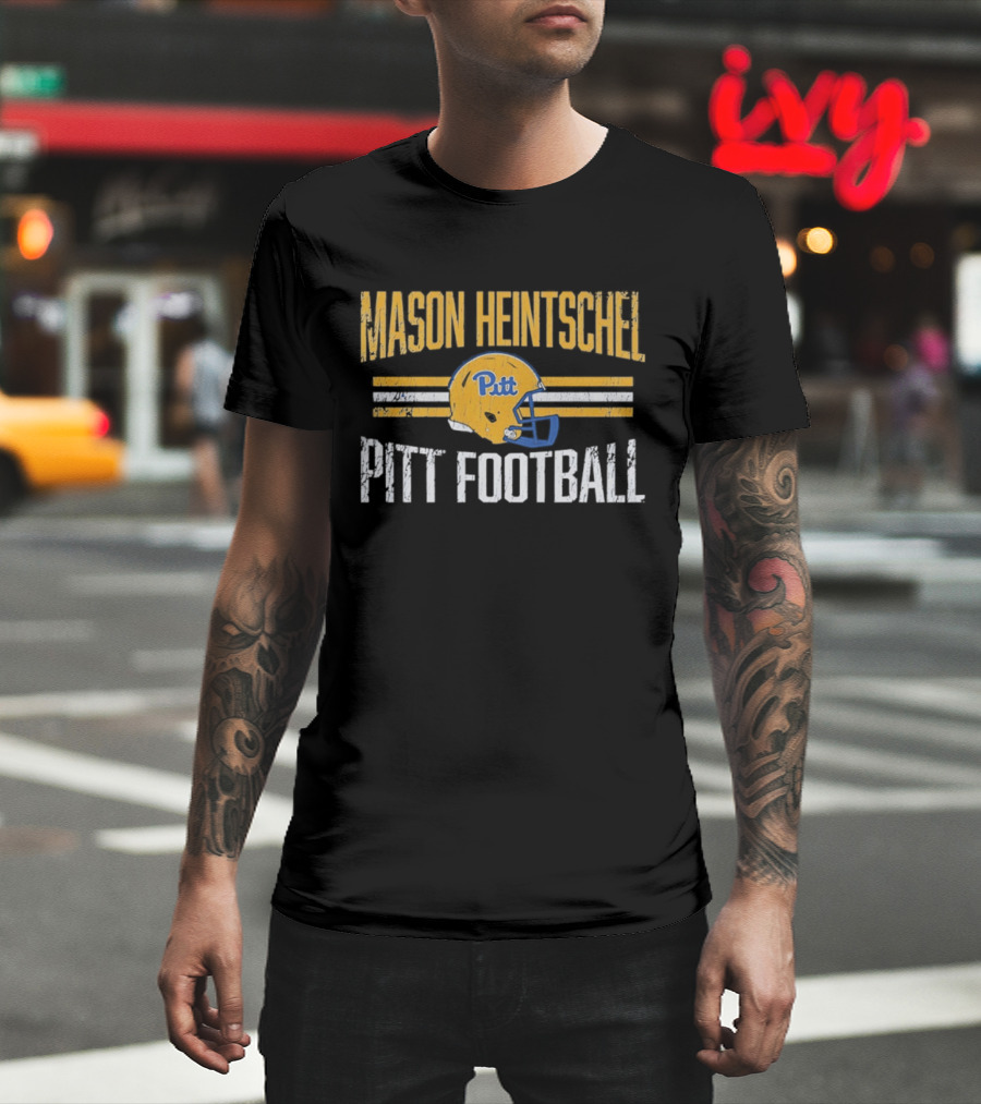 Mason Heintschel Pitt Football Panthers NCAA Helmet T-Shirt