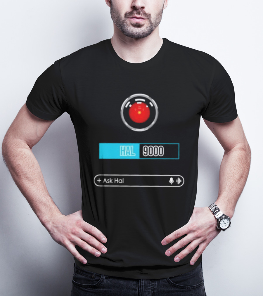 HAL 9000 Interface Ask Hal 2001 A Space Odyssey T-Shirt