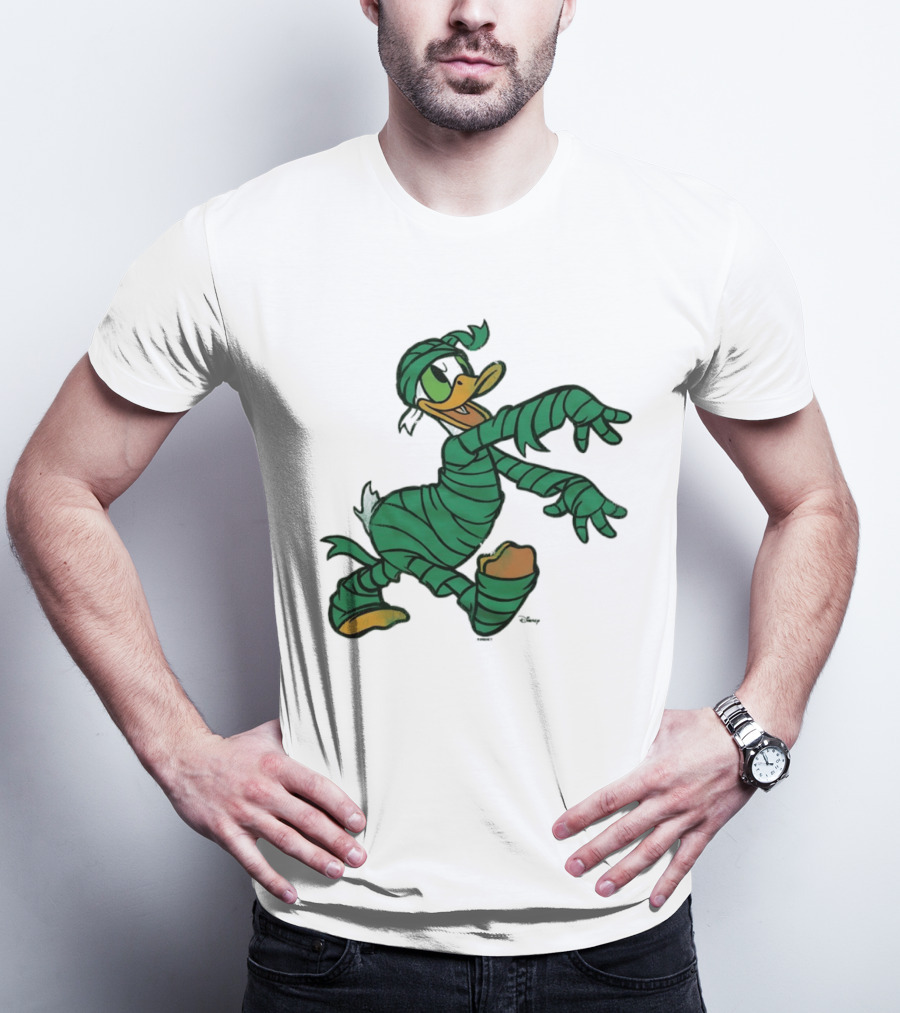 Donald Duck Mummy Costume Halloween Fun T-Shirt