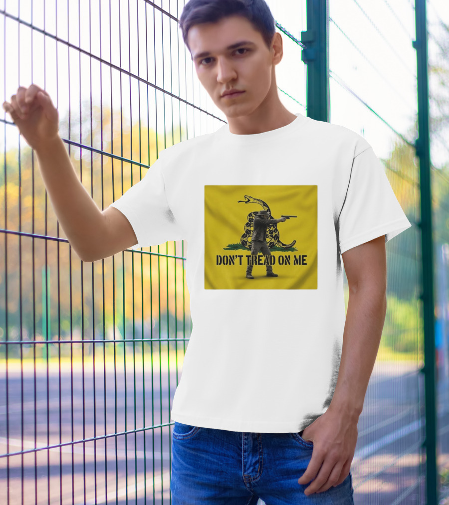 Jordan Salinas Don't Tread On Me Gadsden Flag Cowboy Gun T-Shirt