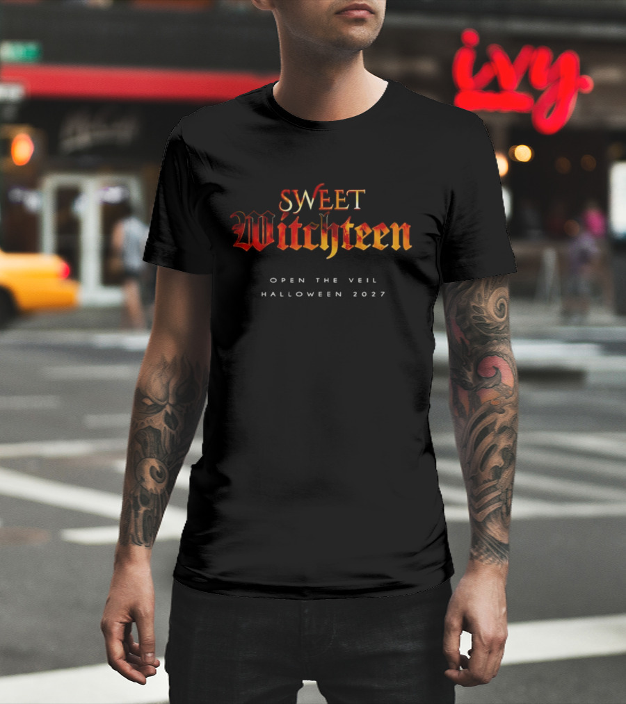 Sweet Witchteen Open The Veil Halloween 2027 Celebration T-Shirt