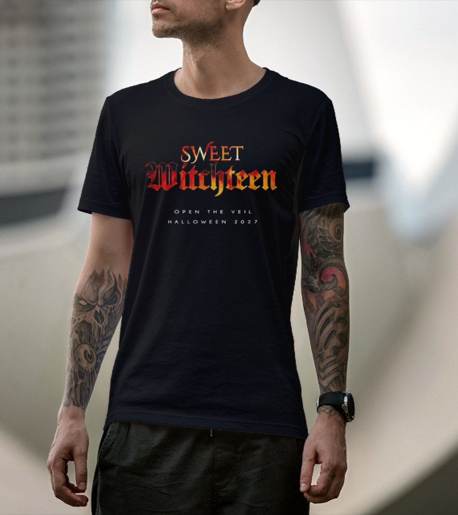Sweet Witchteen Open The Veil Halloween 2027 Celebration T-Shirt