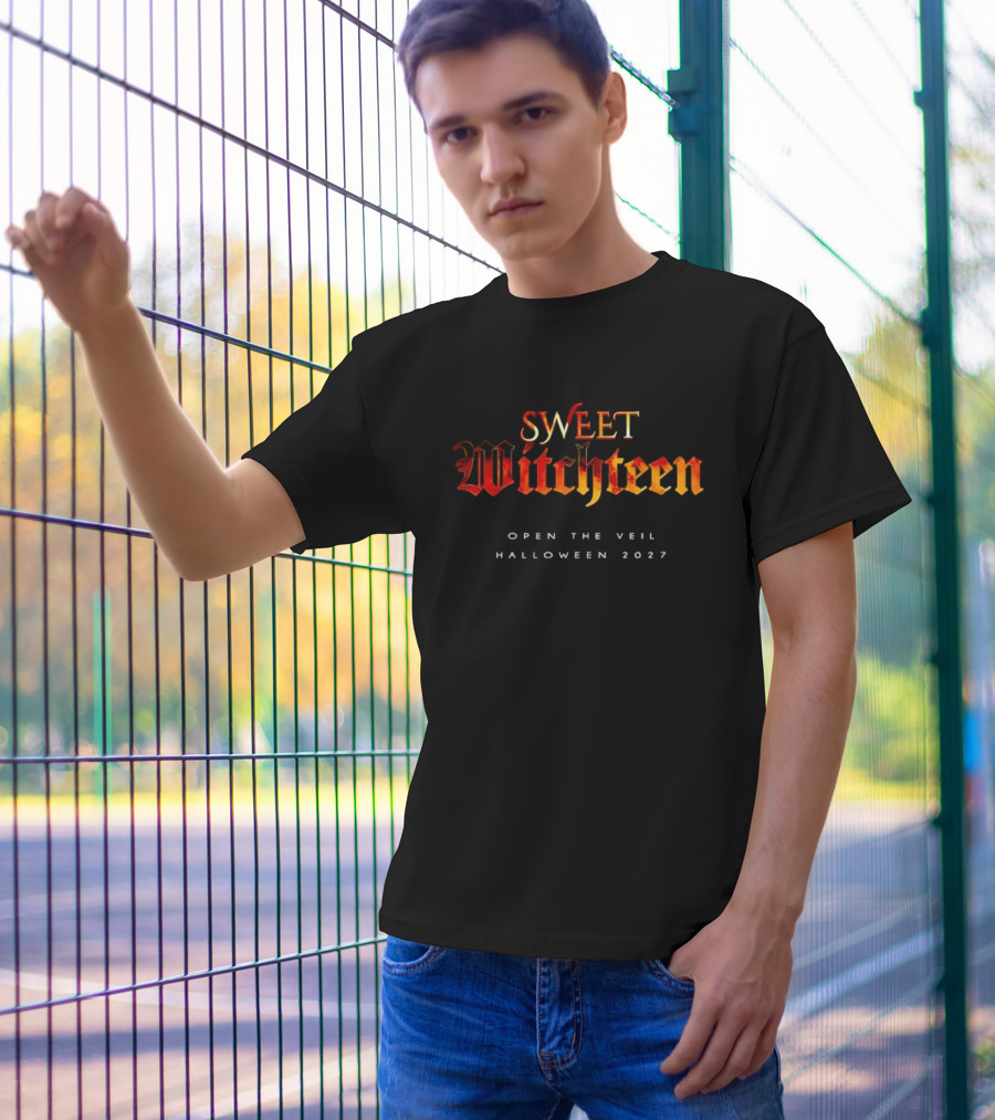 Sweet Witchteen Open The Veil Halloween 2027 Celebration T-Shirt
