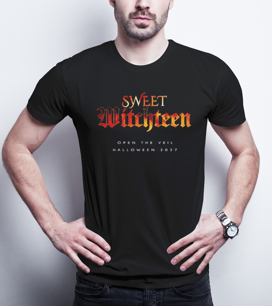 Sweet Witchteen Open The Veil Halloween 2027 Celebration T-Shirt
