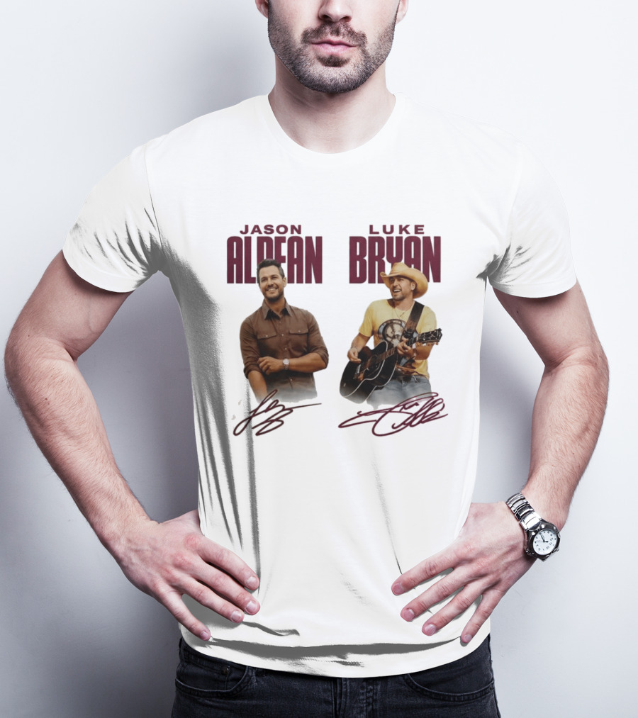 Montana Grizzlies Jason Aldean Luke Bryan Collaboration T-Shirt