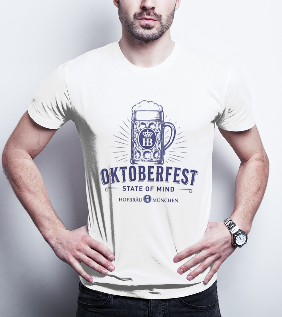 Oktoberfest State Of Mind Hofbräu München Beer T-Shirt