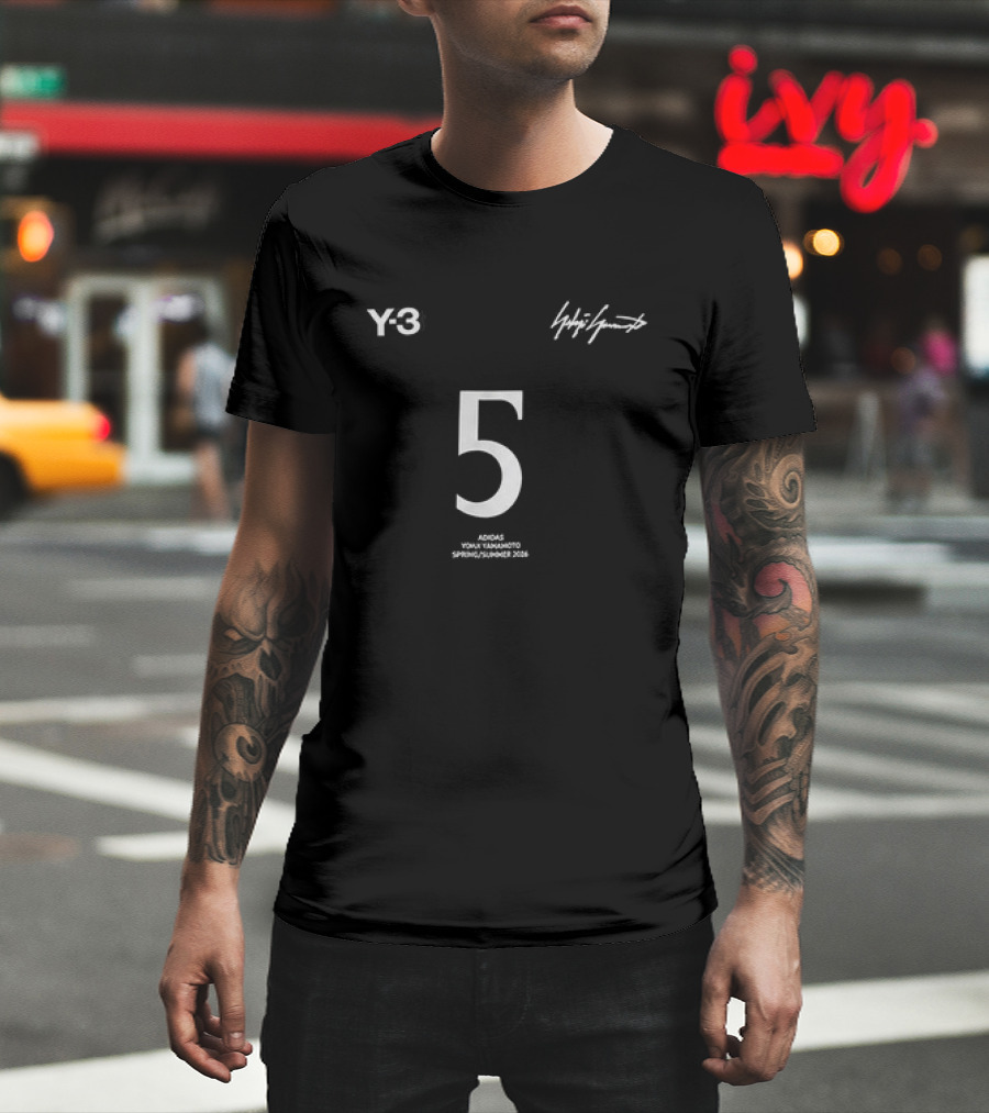 Y 3 Yohji Yamamoto 5 Collection Trendingnowe T-Shirt