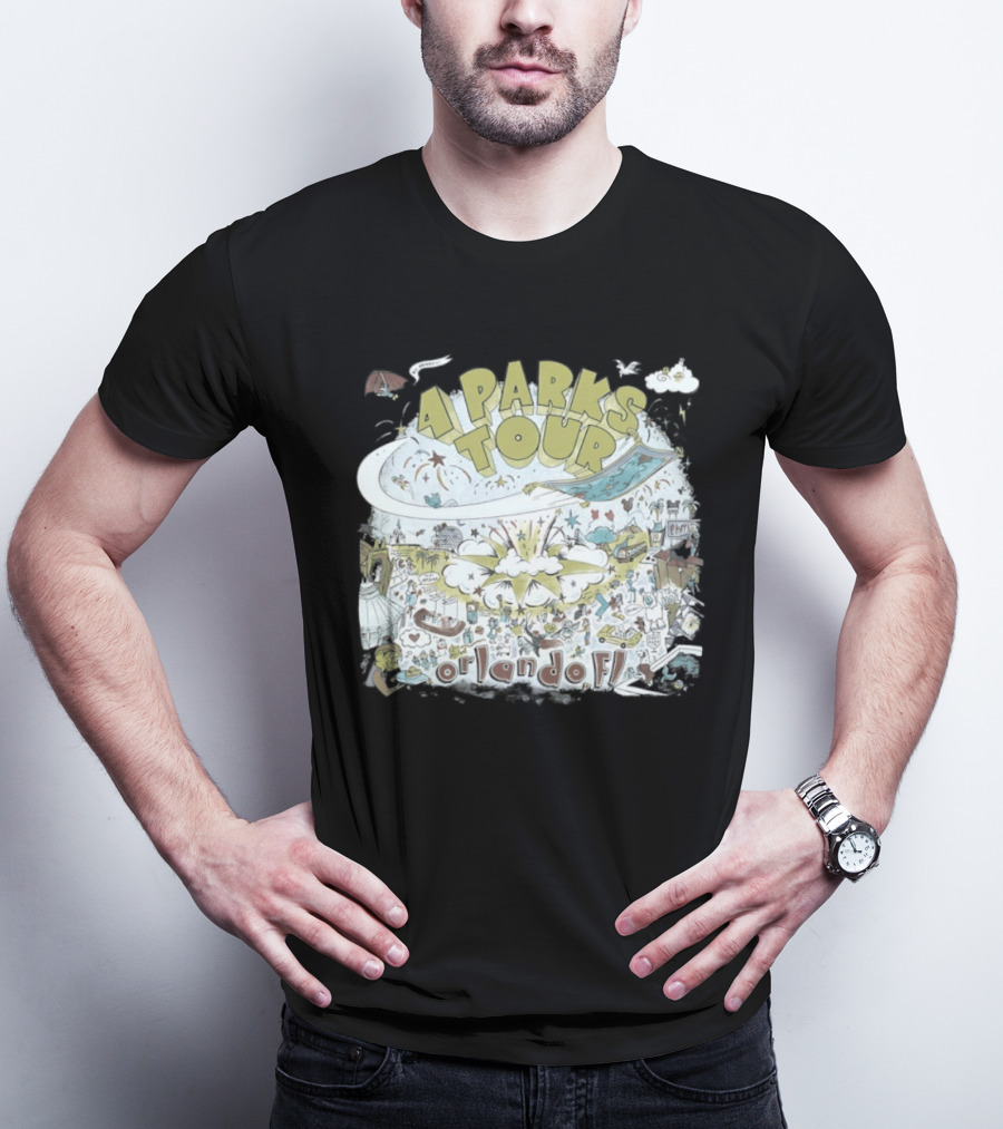 Dookie 4 Parks Tour Orlando FL Colorful Adventure T-Shirt