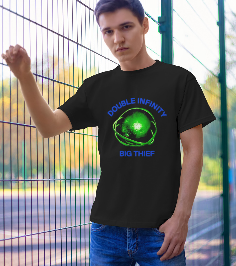 Double Infinity Big Thief Green Planet Sphere T-Shirt