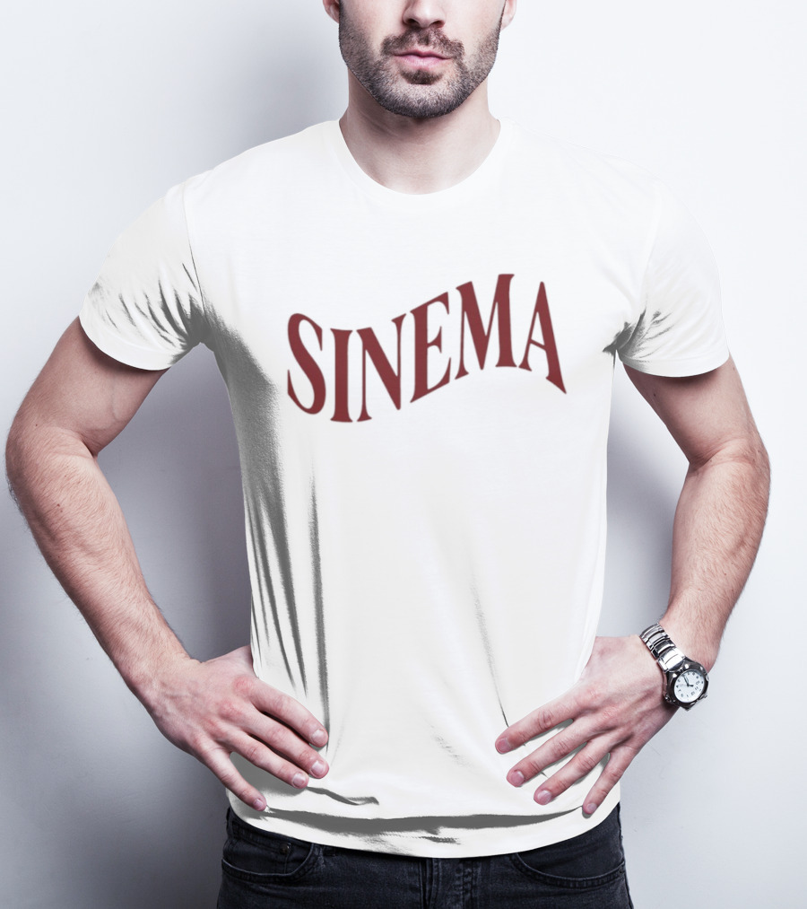 Rachel Sennott Sinema Bold Lettering T-Shirt