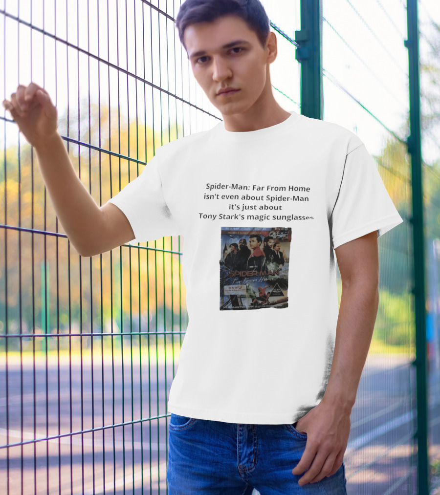 Spider Man Far From Home Magic Sunglasses Includes 48 Page Mini Book T-Shirt
