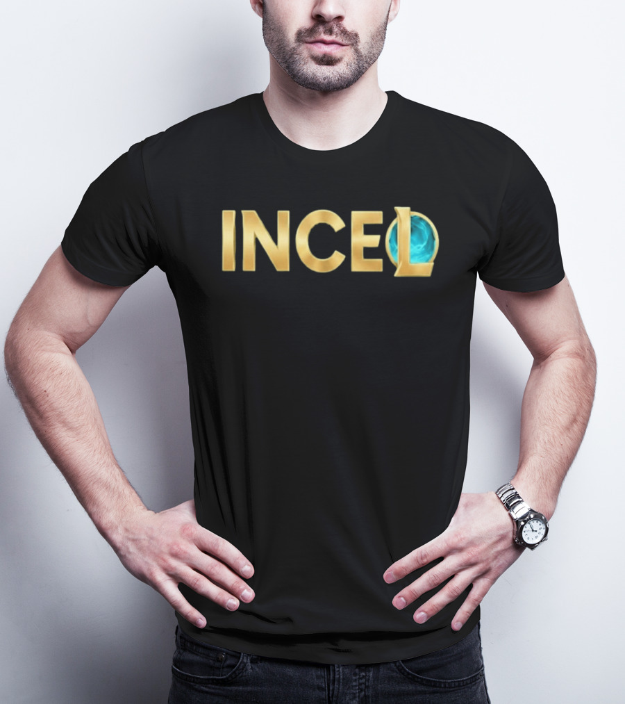 League Of Legends Incel Text With Blue Sphere Element T-Shirt